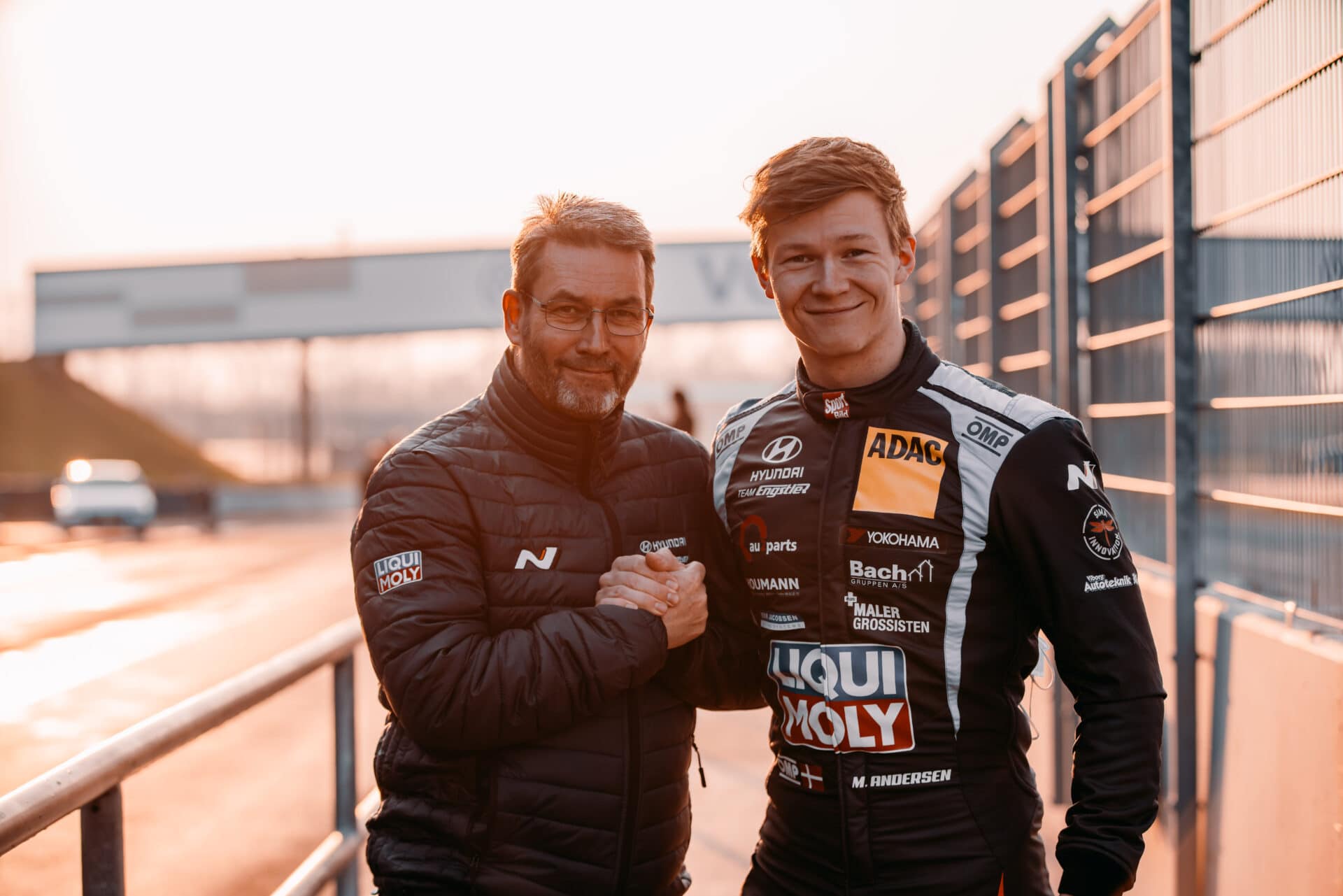 Første officielle test for Martin Andersen i ADAC TCR Germany: Det var ...