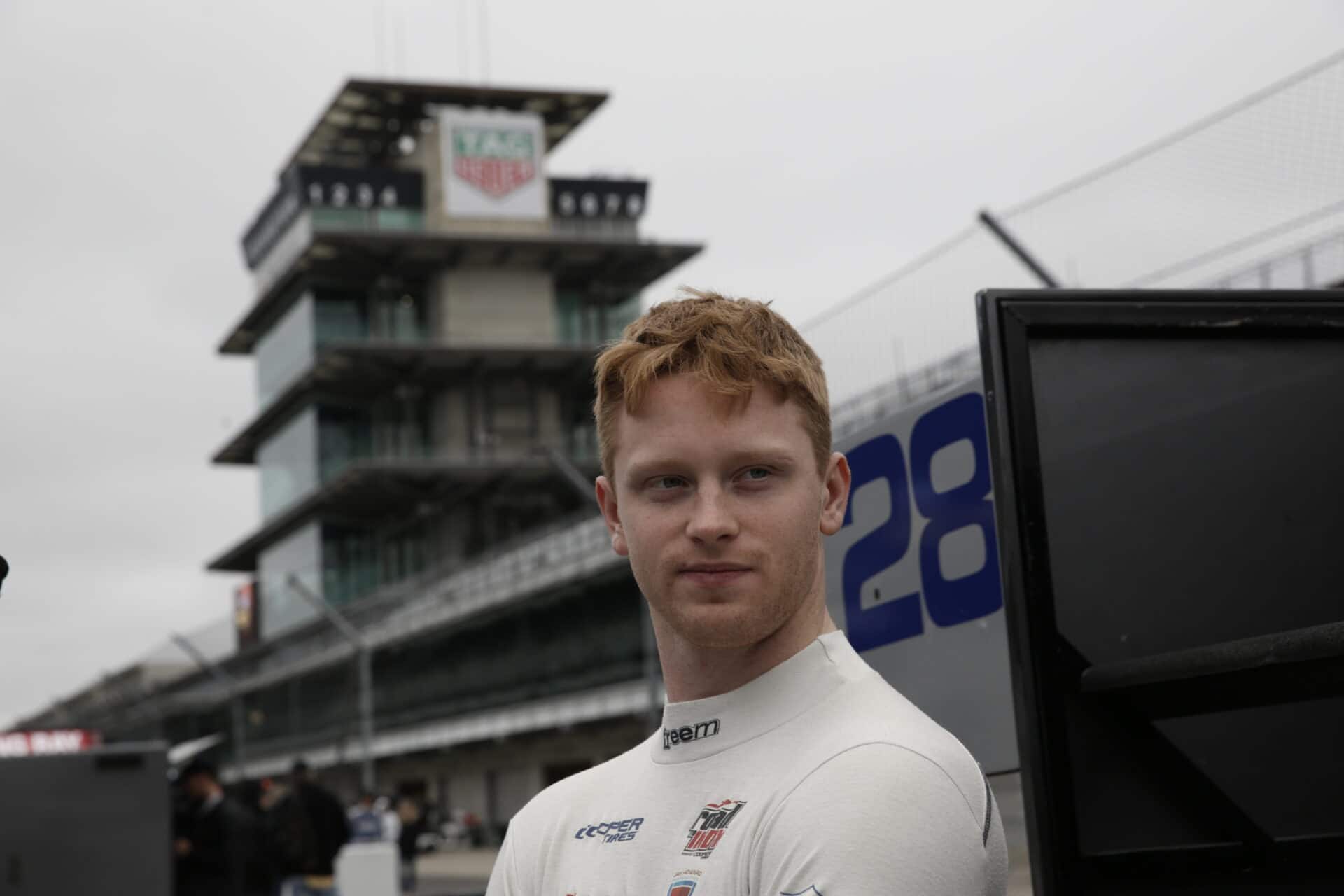 Christian Rasmussen tester for Andretti Autosport - Boxengasse