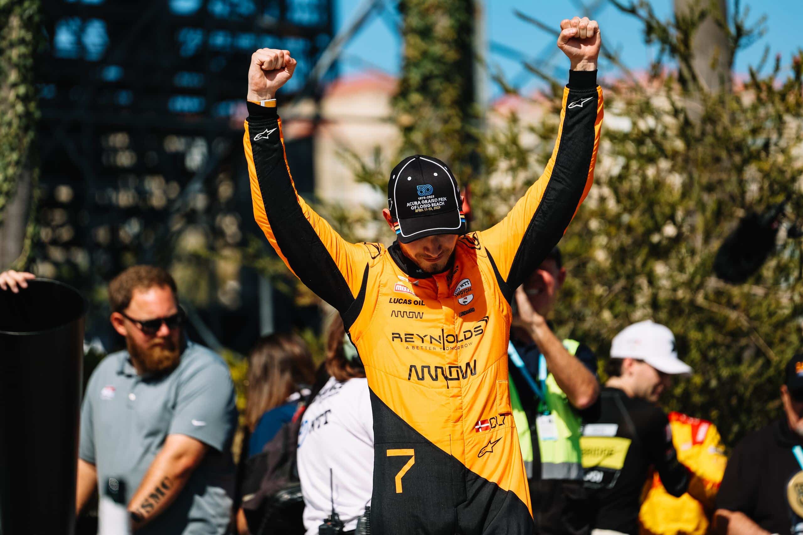 Indycar: Christian Lundgaard treer i Long Beach efter stærkt comeback ...