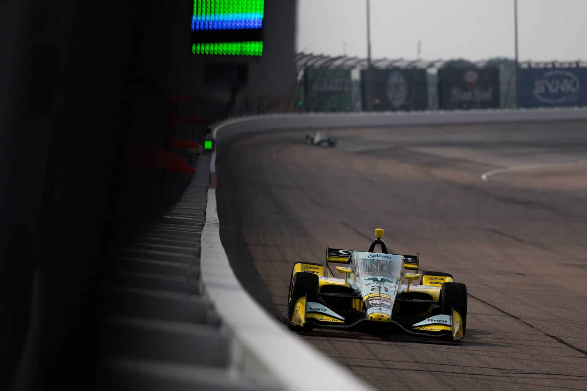 Indycar: O'Ward tager første stik i Iowa - Rasmussen sekser - Boxengasse