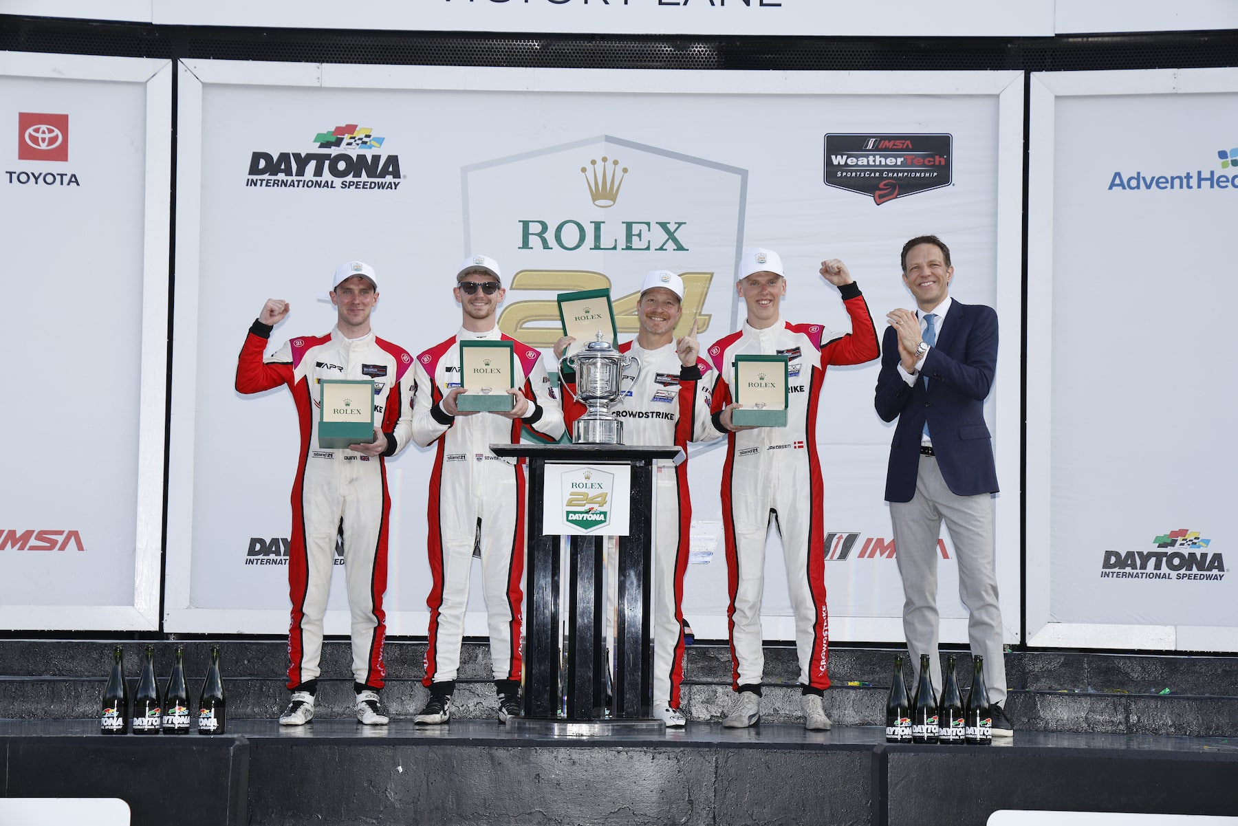 Se billederne fra Daytona: Malthe Jakobsen, Frederik Vesti og Nicki ...